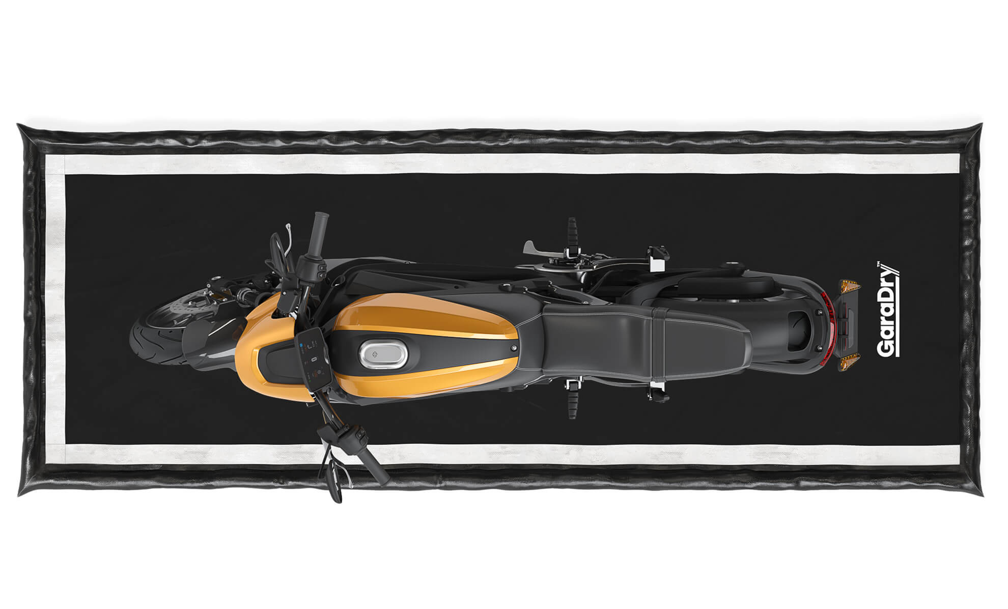 GaraMat - The Ultimate Garage Floor Motorbike Containment Mat – GaraDry® UK